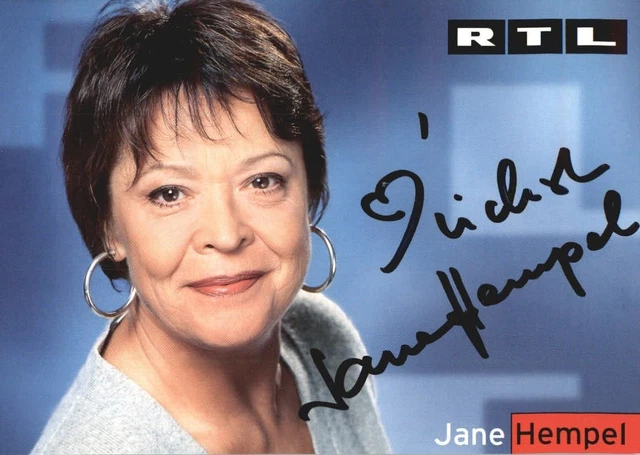 JANE HEMPEL UH Unter Uns original signiert Autogrammkarte 3968 D EUR 1 ...