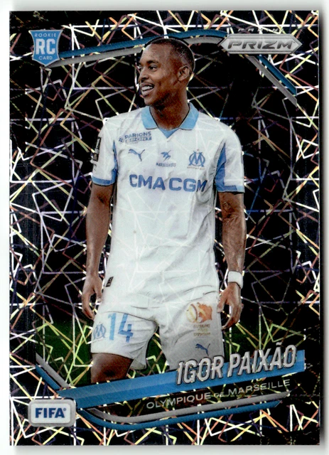 PANINI PRIZM FIFA 2025-26 Tarjeta #146 Igor Paixao Rookie Laser Prizm ...