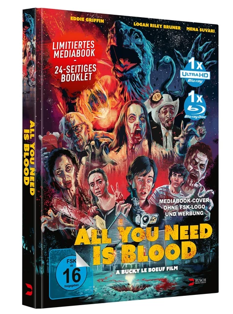 ALL YOU NEED Is Blood - UHD 2-Disc Limited Edition Mediabook (4 (4K UHD ...