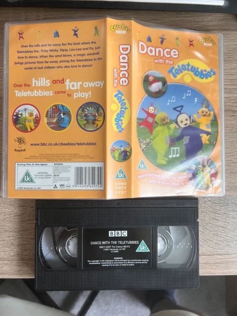 DANCE WITH THE Teletubbies - BBC VHS Video Small Box £2.80 - PicClick UK