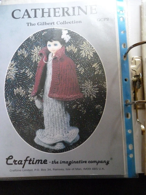 CRAFTIME 'CATHERINE' KNITTING Pattern For Dolls £1.50 - PicClick UK
