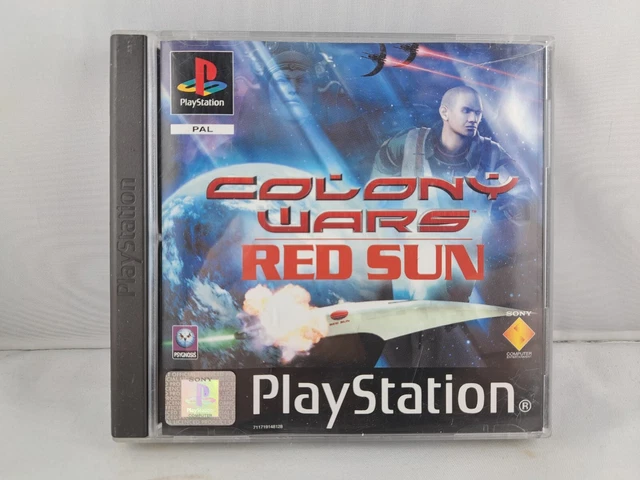 PS1 COLONY WARS Red Sun Sony Playstation PS 1 emballage d'origine jeu ...