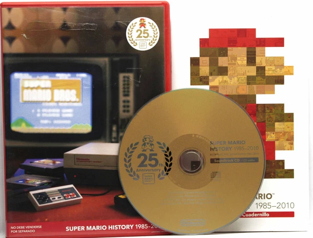 SUPER MARIO BROS 25Th Anniversary Bonus Audio Disc Spanish Edition Dg1 ...