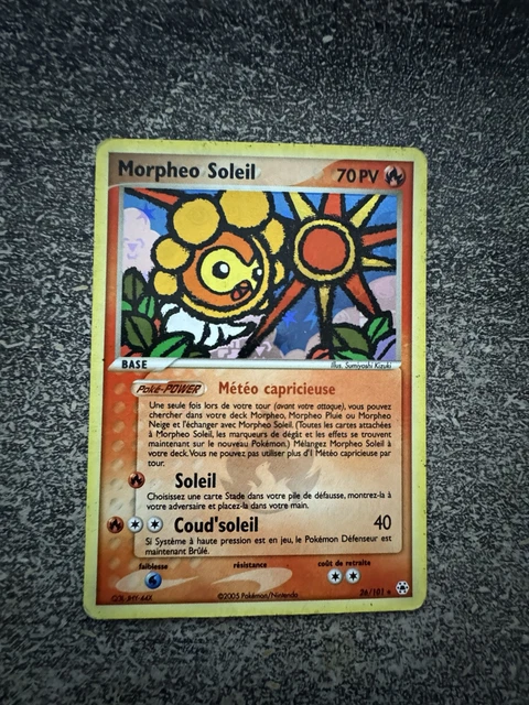 MORPHEO SOLEIL HOLO - Pokémon 26/101 Ex Legendes Oubliées Fr EUR 14,85 ...