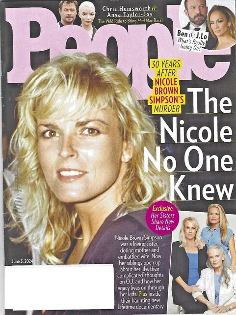PEOPLE MAGAZINE 3 giugno 2024 THE NICOLE SIMPSON NESSUNO SAPEVA Ben ...