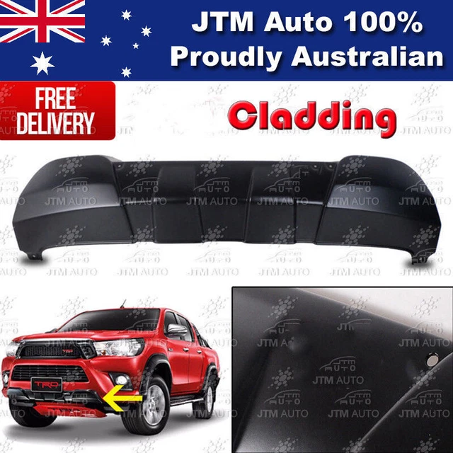 FRONT BUMPER CLADDING Guard suitable for Toyota Hilux 2015-2019 $189.00 ...