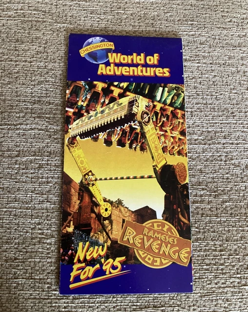 CHESSINGTON WORLD OF Adventures 1995 Map £64.99 - PicClick UK
