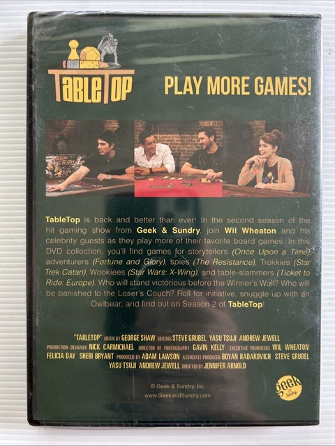 DVD - TABLETOP Complete Season Two 2 (2012) R4 - Wil Wheaton - NEW ...