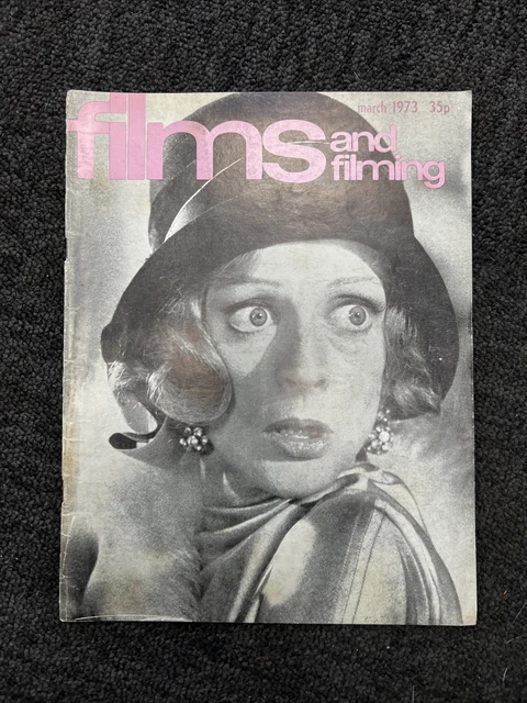 VINTAGE FILMS AND Filming Magazine March 1973 Maggie Smith Paul Newman ...