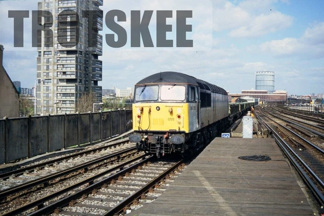 35MM SLIDE BR British Railways Diesel Loco Class 56 56055 Wandsworth ...