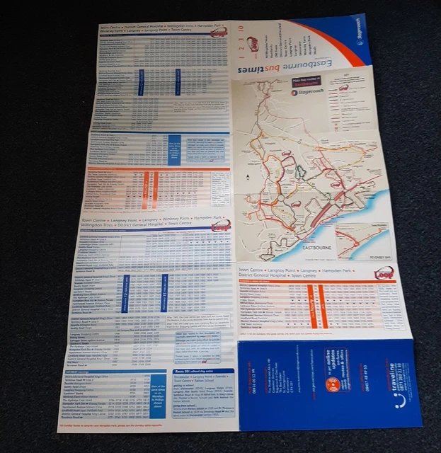STAGECOACH EASTBOURNE BUS Timetable. Routes 1, 2, 3, 10, Loop. March ...