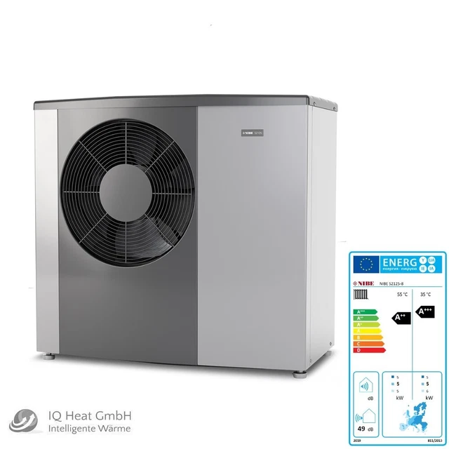 NIBE LUFT WASSER Wärmepumpe S2125-8 monoblock modulierend 2,6 - 6,8 kW EUR 9.825,17 - PicClick DE