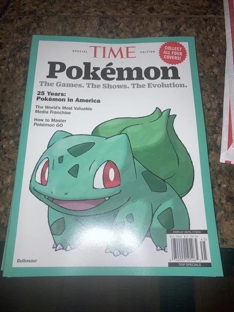 TIME MAGAZINE ÉDITION SPÉCIALE 2024 POKÉMON BULBASAUR 25 ans en ...