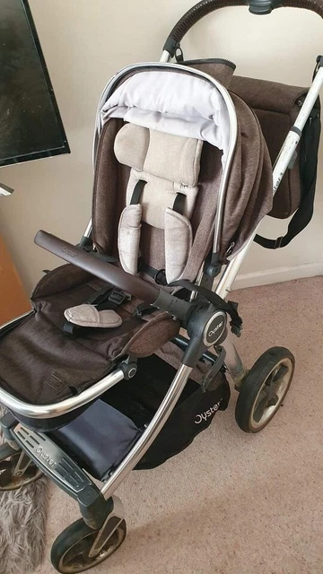 TRAVEL SYSTEM WITH car seat, pram, Oyster £225.00 - PicClick UK