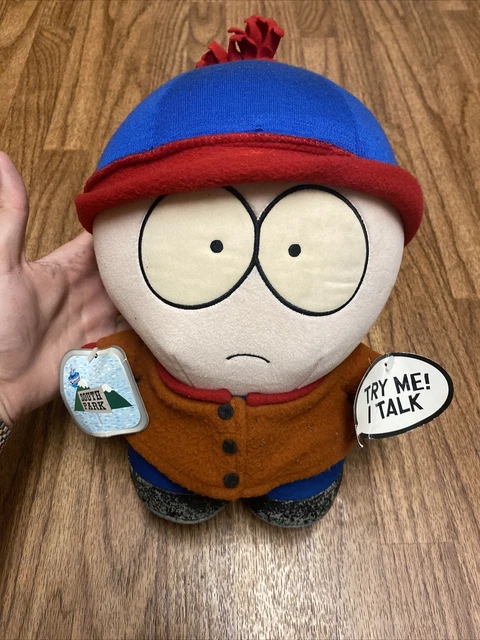 1998 SOUTH PARK Comedy Central Stan Plush Talking Doll Tested, *NEW ...