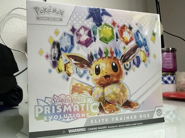POKEMON SCARLET VIOLET Prismatic Evolutions Elite Trainer Box ETB New ...