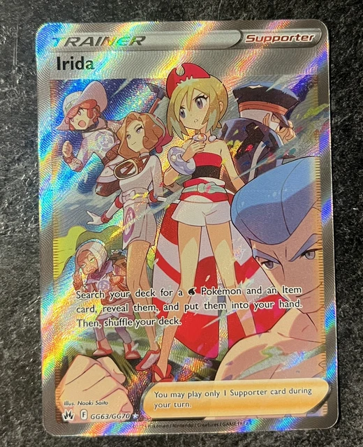 POKÉMON TCG IRIDA Crown Zenith: Galarian Gallery GG63/GG70 Holo Ultra ...
