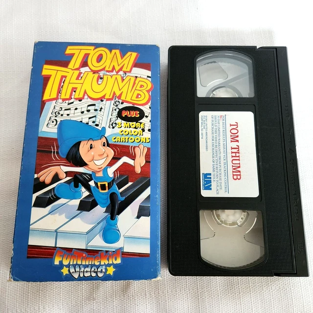 TOM THUMB + 3 More Color Cartoons (VHS) ** BUY 2 GET 1 FREE ** COMBINED ...