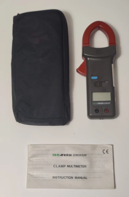 ISOTECH ISO-TECH ICM33R Digital Clamp Meter Multimeter £19.99 - PicClick UK