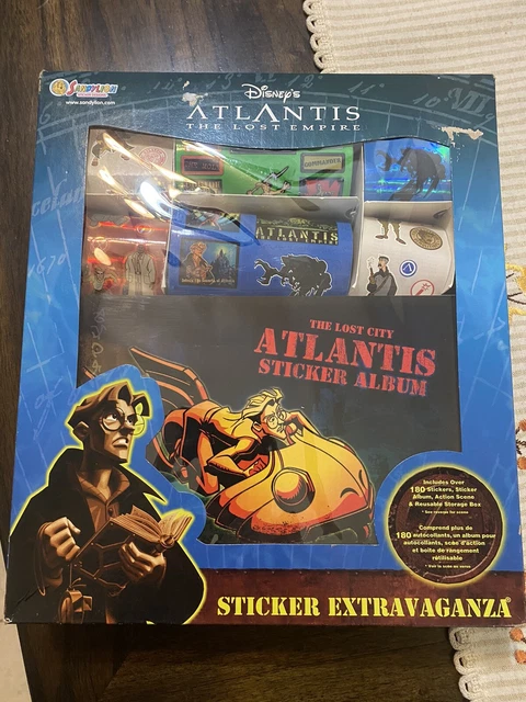 SANDY LION STICKER Kit Disney Atlantis The Lost Empire New Retro Rare ...