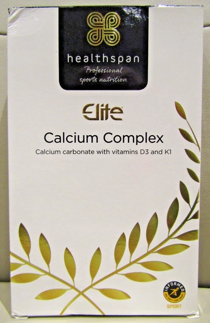 HEALTHSPAN ELITE CALCIUM Complex 120 Tablets. £15.49. Expiry 05/2025 ...