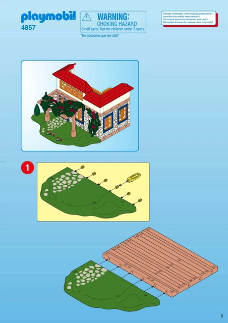 PLAYMOBIL PIÈCE DE rechange ou accessoires au choix Maison de campagne ...