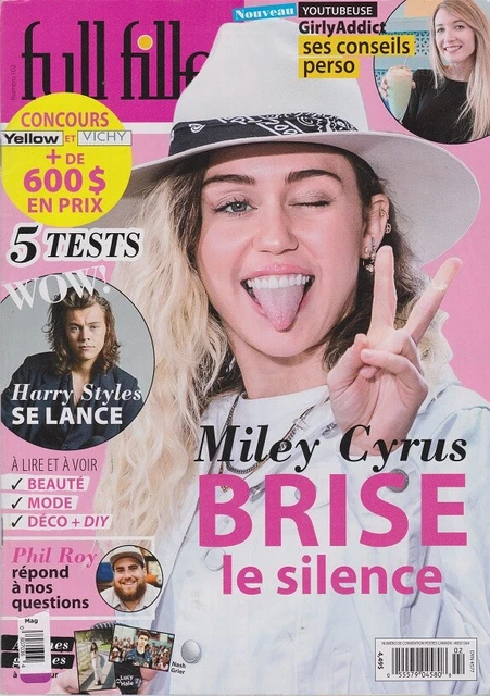 MILEY CYRUS FULL FILLE Magazine Lucy Hale HARRY STYLES EUR 8,96 ...