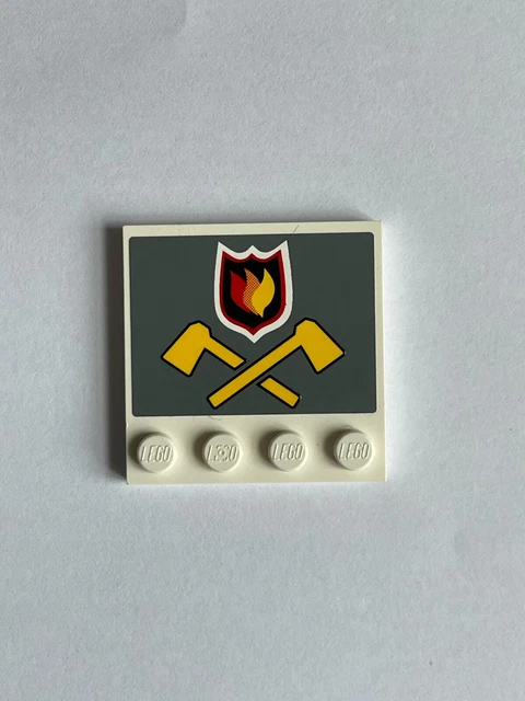 LEGO SPARE PART 7208 Fire Station Sign With Sticker P/N 6179pb032 £4.99 ...
