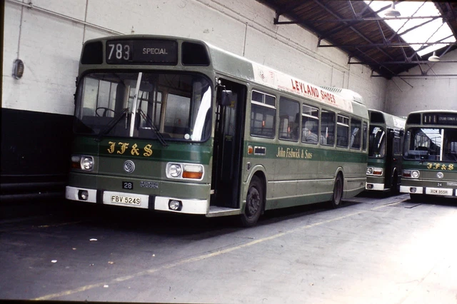 35MM ORIGINAL COLOUR Bus Slide Fishwick Leyland National FBV524S £2.99 ...