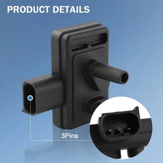 DPFE4 EGR PRESSURE Feedback Sensor MOTORCRAFT For Ford Pickup Truck ...