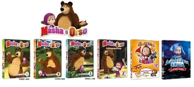 DVD MASHA Y el oso Volumen 1-2-3 no se' facile essere Piccoli los ...