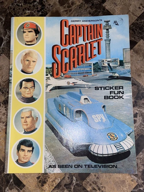 GERRY ANDERSON CAPTAIN Scarlet Sticker Fun Book Century 21 1967 £134.86 ...