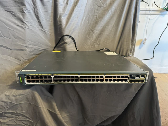 CISCO CATALYST 2960-X WS-C2960X-48LPD-L 48 Port GigE PoE Network Switch ...