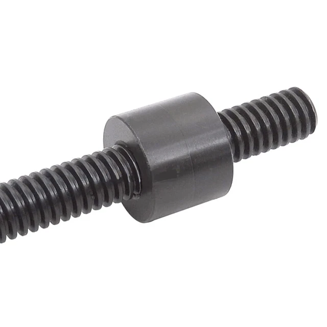 45# STEEL T25*P5 Trapezoidal Right-Hand Threaded Screw Rod, Length 250 ...