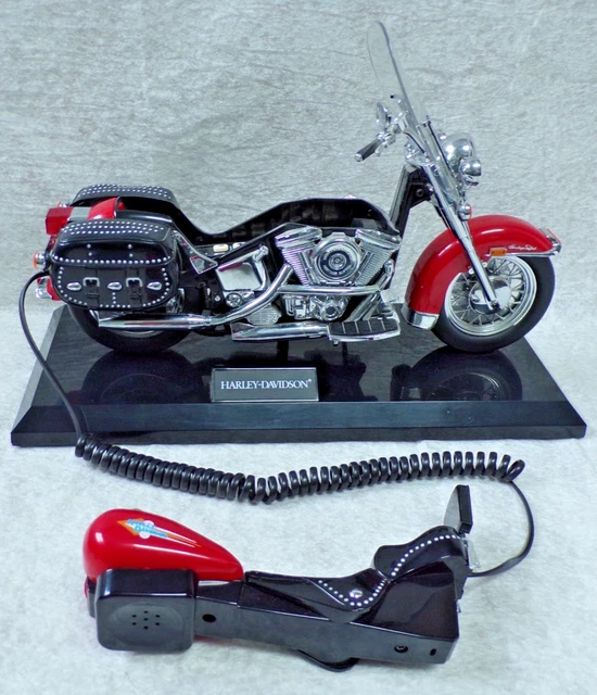 HARLEY DAVIDSON MOTOR Cycle Telephone Push Button Dial Desktop ...