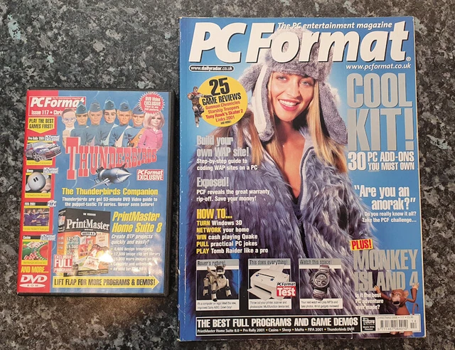PC FORMAT MAGAZINE with Cover DVD – Issue 117 Christmas 2000 £5.99 ...