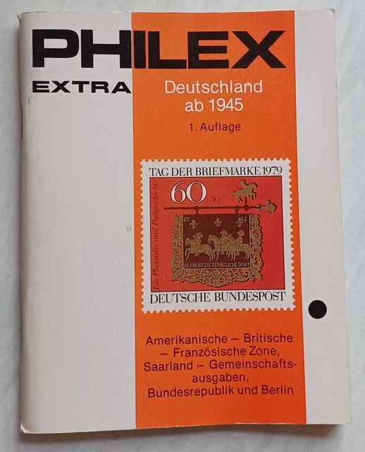 PHILEX EXTRA DEUTSCHLAND ab 1945 1. Auflage Briefmarken Katalog Heft ...