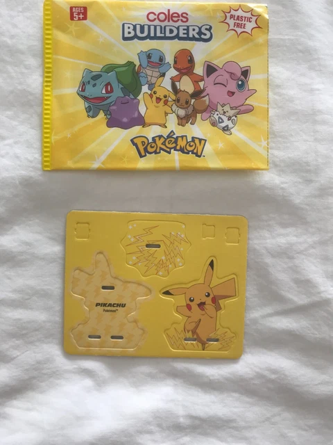 COLES POKEMON BUILDERS 2024 - Pikachu $1.00 - PicClick AU