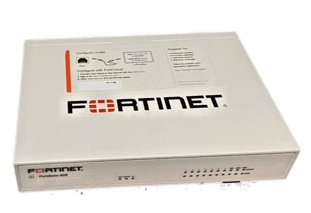 FORTINET FORTIGATE 60E Firewall FG-60E - 7x Port Dual-WAN DMZ-Port NGFW ...