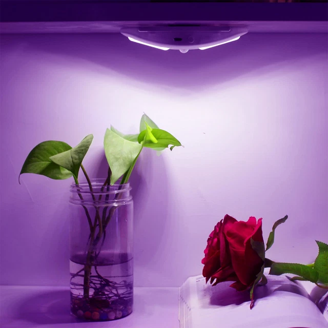 2X COB LED Motion Sensor Light Cupboard Wardrobe Closet Lamp Cabinet ...