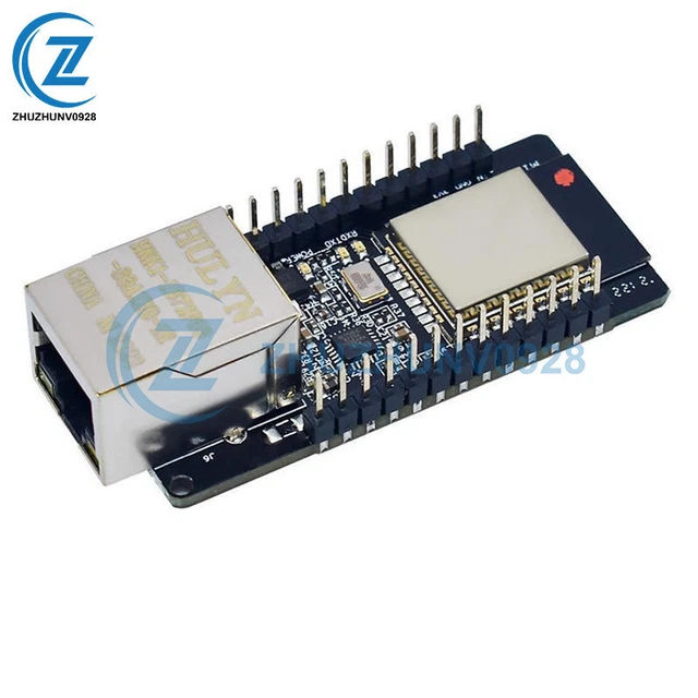 CARTE DE DÉVELOPPEMENT Bluetooth module WT32-ETH01 ESP32 Ethernet WiFi 100 Mbit/s R~iy EUR 13,52 ...