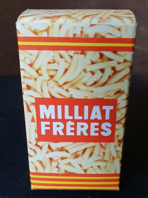 ANCIENNE PETITE BOÎTE carton factice pâtes MILLIAT CUISINE de dînette ...