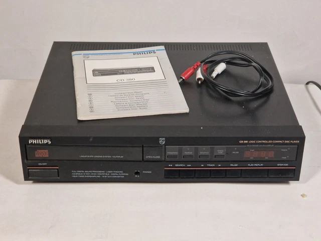 PHILIPS CD 380 Compact Disc Player Vintage Hi-Fi EUR 90,00 - PicClick IT