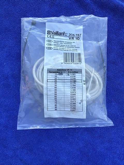 VAILLANT VR10 STANDARD Temperature Sensor Part No 306787 £5.00 ...