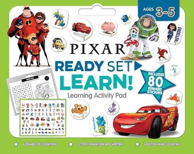 DISNEY PIXAR: READY Set Learn! Learning Activity Pad (English ...