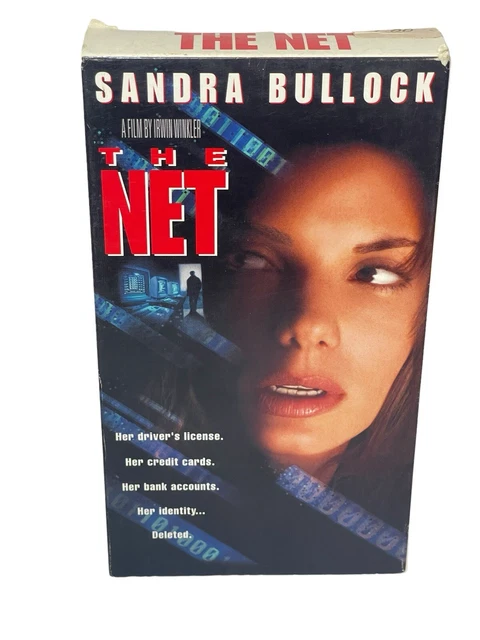 THE NET - 1995 VHS Tape, Sandra Bullock, Directed by Irwin Winkler £2. ...