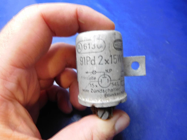 VW BUS BEETLE classic car Porsche flashing sensor relay Hella 91PD ...
