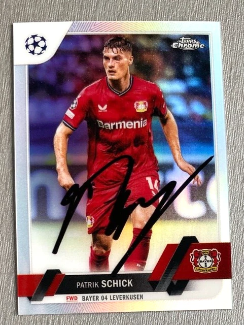PATRIK SCHICK BAYER Leverkusen top cromati firmati di persona EUR 22,99 ...