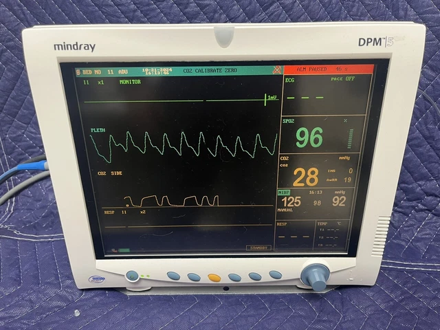 MINDRAY DPM 5 Patient Monitor CO2, ECG, Nellcor SpO2, NIBP, Printer ...