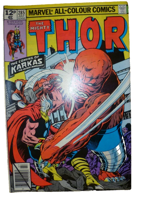 THE MIGHTY THOR Marvel Comics July 1979 Issue Vol.1 No.285 £5.99 ...